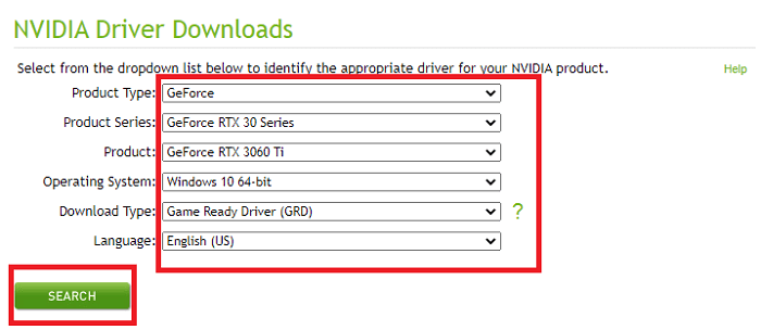 3060 Ti Driver